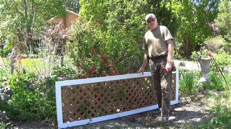 Diy How To Build An Inlaid Lattice Panel Youtube