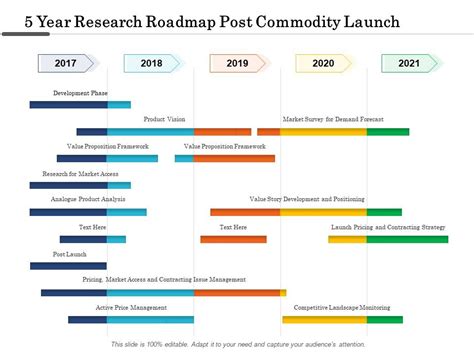 5 Year Research Roadmap Post Commodity Launch Professional