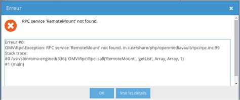 remote mount plugin issue rpc error and omv still trying to mount nfs in