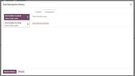 How To Collaborate On Tasks Description And Track Revisions Odoo 17 Odoo