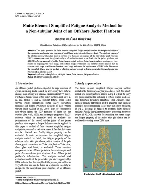Finite Element Simplified Fatigue Analysis Pdf Fatigue Material Strength Of Materials