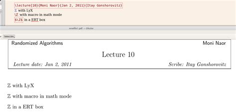 Adding My Own Format To Lyx Tex Latex Stack Exchange