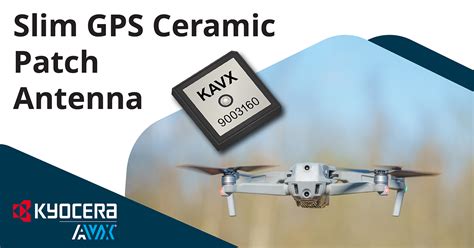 Slim Gps Ceramic Patch Antenna Kyocera Avx Slim Gps Ceramic Patch Antenna Kyocera Avx
