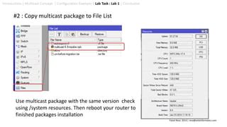 MikroTik Multicast Routing Imxpert Co PDF Internet Computing