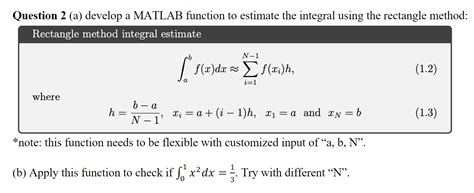 Solved Question A Develop A MATLAB Function To Estimate Chegg