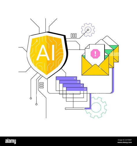 Ai Enhanced Phishing Protection Abstract Concept Vector Illustration Stock Vector Image And Art