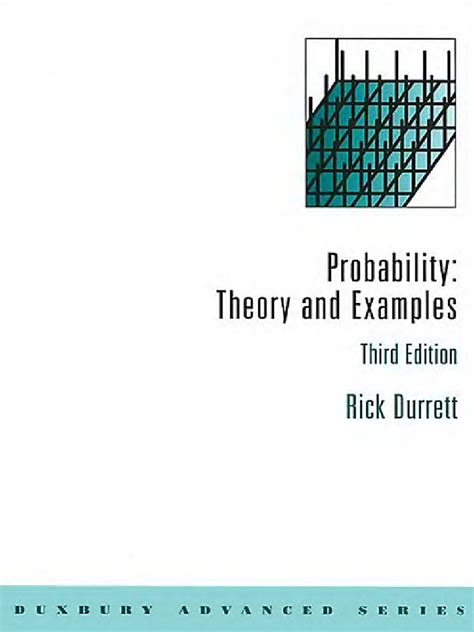Probability Theory And Examples Richard Durrett Probability