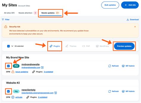Sites Page Support Center
