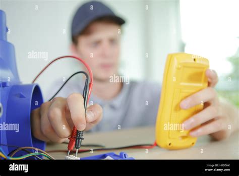 Testing The Electrical Flow Stock Photo Alamy