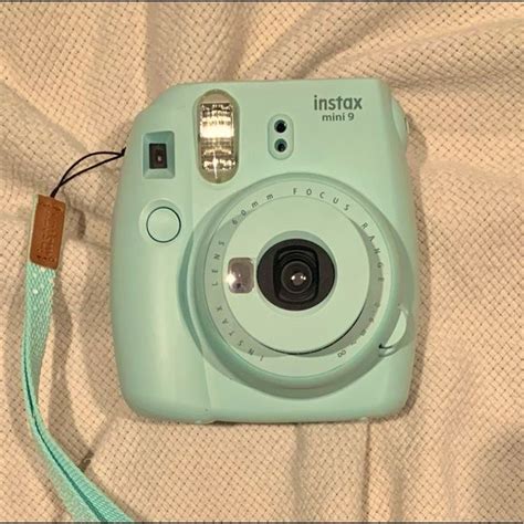 Vintage Instax Mini 9 Teal Camera