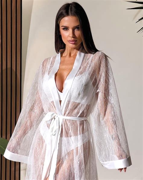 Sheer Boudoir Robe Glitter Luxury Bridal Morning Robe Etsy Uk