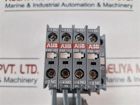 Abb Cal5 11 Auxiliary Contact Block 600vacclass 10 Set Aeliya Marine