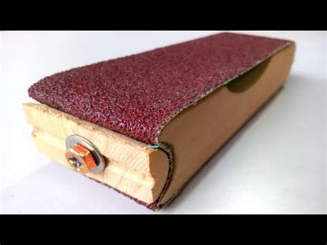 Make A Sanding Block Woodworking Tips And Tricks Youtube