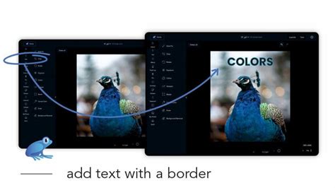 How To Add Text With A Border Ribbet Blog