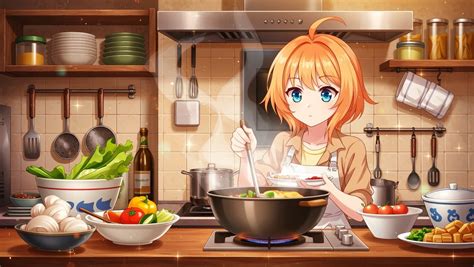 Free Anime Kitchen Magic Photo Anime Cooking Kitchen Download At