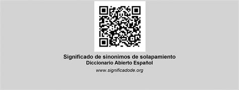 Sinonimos De Solapamiento Diccionario Abierto De Español