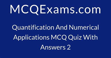 MCQ Questions For Class Commerce Applied Mathematics Quantification And Numerical