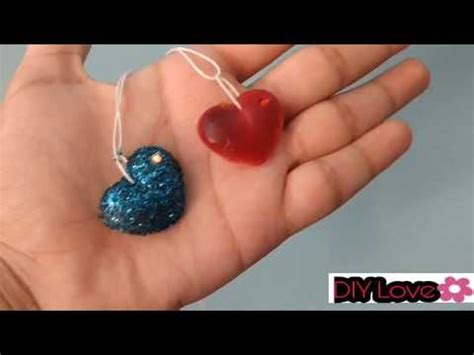 DIY Glue Pendants With White Glue No Hot Glue Super Easy DIY Love Crafts With Hot Glue