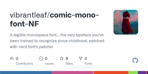 Github Vibrantleafcomic Mono Font Nf A Legible Monospace Font The Very Typeface Youve