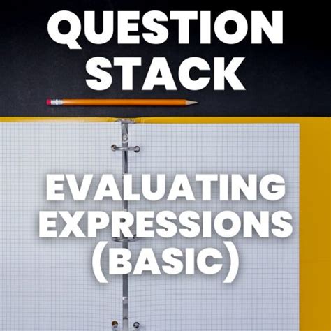 Question Stack Explanation Card Math Love