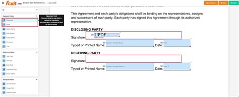 How To Add Signatures To Documents Via Foxit ESign UPDF