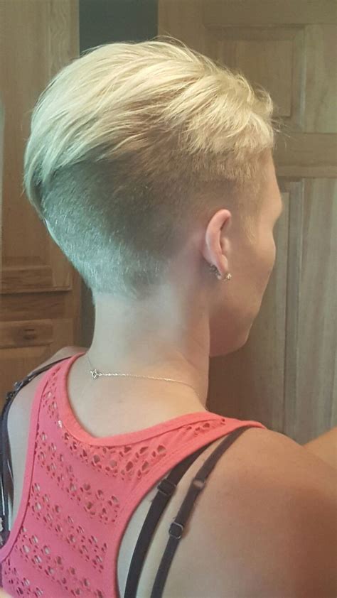 Shaved Asymmetrical Bob Short Hair Styles Blonde Bobs Hair Cuts