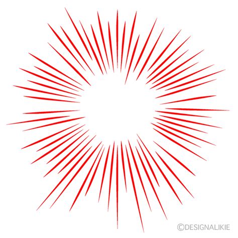 衝撃吹き出しカラーイラストのフリー素材イラストイメージ