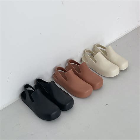 Dbb344 샌들 동글이 슬링백 뮬 여성 신발 학생 고무 방수 비오는날 장마 발편한 푹신한 발볼넓은 사무실 여행 예쁜 신발 통굽 키높이 키작녀 버켄 가벼운 에이블리