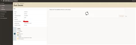Maintenance Assistant Lacls Not Working Oracle Forums