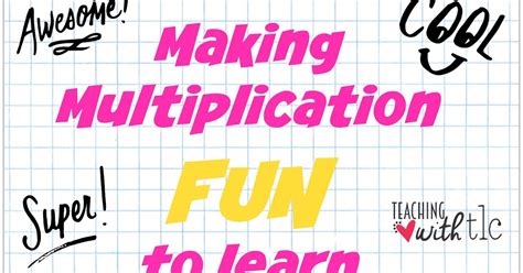 Teaching With TLC Tips Tricks For Teaching Multiplication