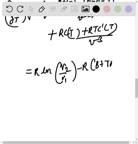 solved for a gas whose p v t behavior is described by z 1 b v c v