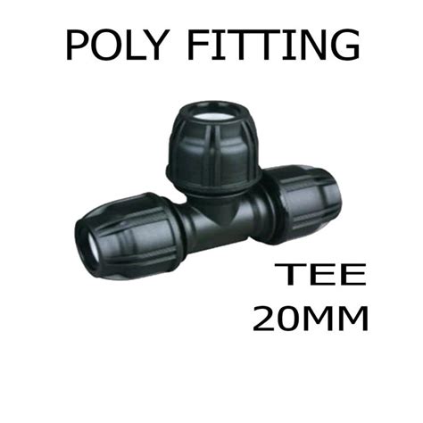 Poly Fittings Tee Poly Connecter 20mm 25mm 32mm Pipe