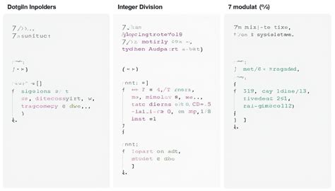 Maîtriser Division Modulo Et Division Entière En Python