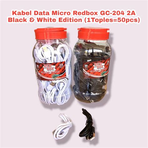 Jual Kabel Data Murah Kabel USB Micro Warna Putih Hitam Pipih Top Isi Pcs Shopee Indonesia