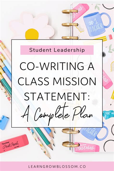 Co Writing A Class Mission Statement Learn Grow Blossom Co Writing A Class Mission Statement Learn Grow Blossom