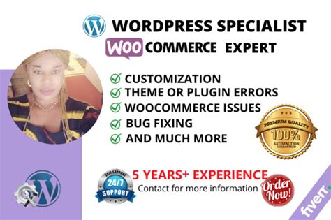 fix woocommerce issues errors bugs customize theme and plugins by joachimtech fiverr