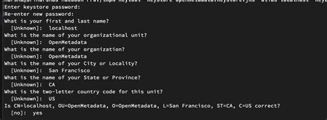 enable ssl at the openmetadata server