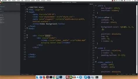 Видео фон на сайте используя Html Css без Js Смотреть онлайн в