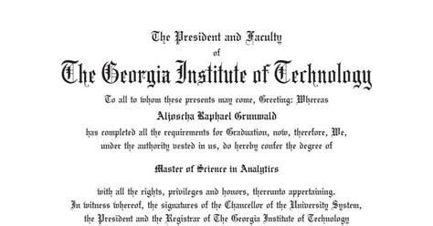 I Am Thrilled To Share That I Have Officially Completed My Master Of Science In Analytics