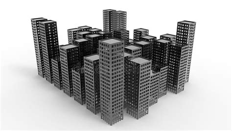 Ejemplo De Shell 3d De La Ciudad Stock De Ilustración Ilustración De Concepto Paisaje 80825941