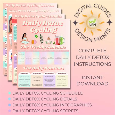 Daily Detox Cycling Calendar To Create An Effective Detox Routine Natural Products Network
