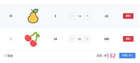vue实现购物车页面 给一个vue购物车页面 csdn博客