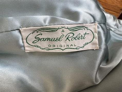 Rare Vintage Samuel Robert 1960s Light Blue Leather … Gem
