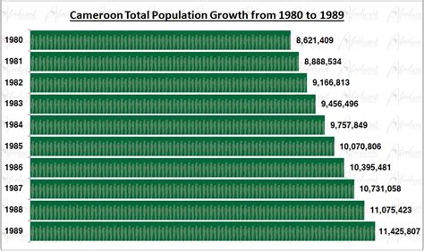 Cameroon Population Growth In The 1980s 1980 To 1989 Afroluent Blog And Shop
