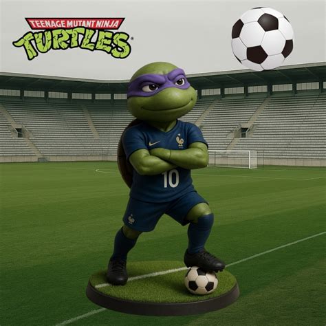 ⚽ Donatello Mbappe Tmnt・ Stl File For 3d Printing・cults