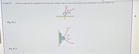 Solved Fig P21 Fig P22