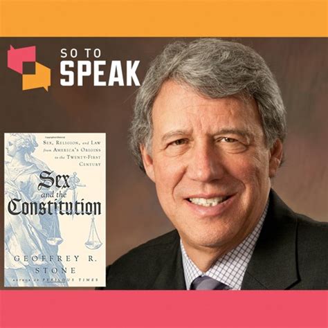 Stream ‘sex And The Constitution With Professor Geoffrey R Stone By