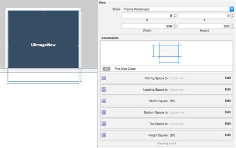 ios flip circular uiview that is constrained with auto layout stack