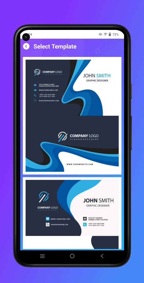 Business Card Maker Android Native App By Shreyanshi Infotech