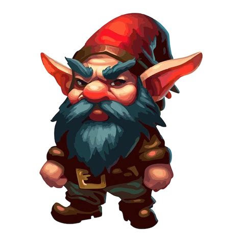 Premium Vector Dwarf Vector 2